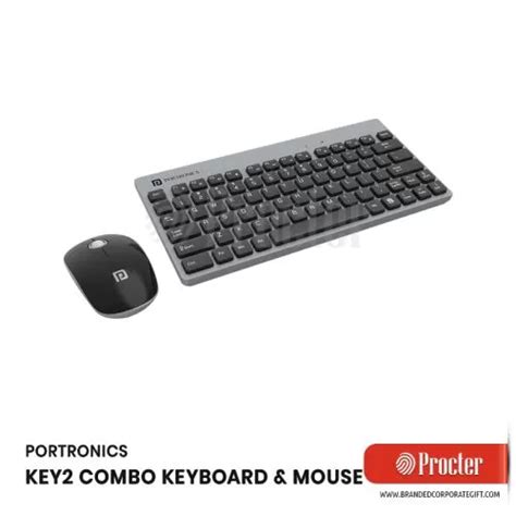 Portronics Key 2 Combo Of Multimedia Wireless Keyboard And Mouse In Bulk For Corporate Ting
