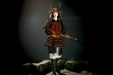 Samurai Sakura 3d Characters Unity Asset Store