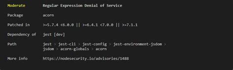 npm vulnerabilities issues · issue 9661 · jestjs jest · github