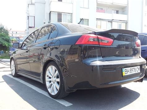 Спойлер утиный хвост — Mitsubishi Lancer X, 1,8 л, 2008 года | стайлинг ...