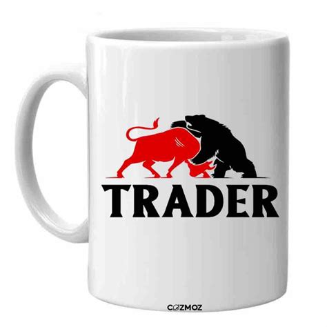 ماگ تریدر طرح خرس و گاو کازماز ترید شاپ