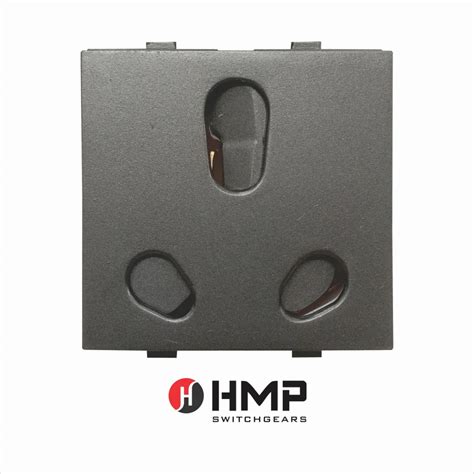 16 Amp Multi Socket Modular Pentoz Metallic Black 3 Pin 240 At ₹ 129