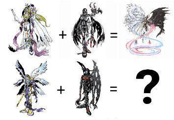 Digimon Angewomon Y Ladydevimon Digimon Angewomon Y Ladydevimon