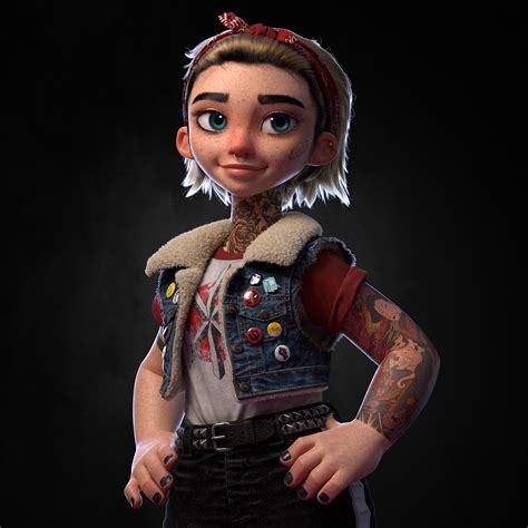 3d Character Ruby Behance