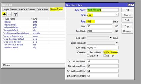 Konfigurasi Simple Queue And Pcq Pada Winbox Timeline Of Technology