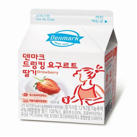 동원덴마크 드링킹 요구르트 딸기 275ml 홈플러스