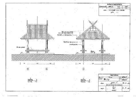 แบบก่อสร้างศาลาขนาดเล็ก 3x3ม ภาคเหนือ พร้อม Boq โดย สำนักสำรวจและออกแบบ กรมทางหลวง Yotathai