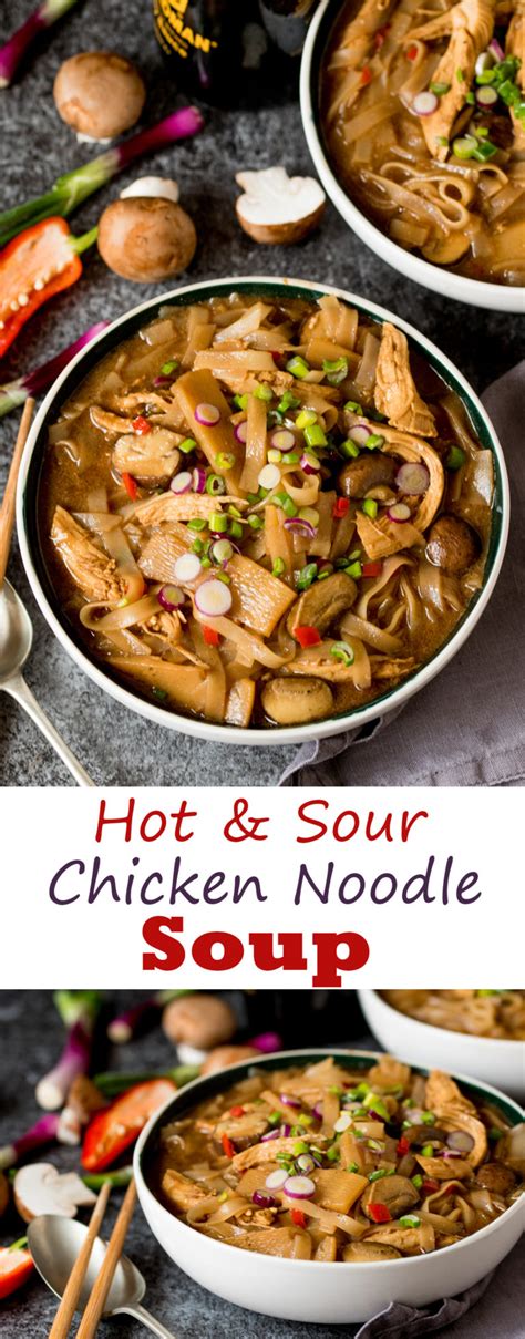 Hot And Sour Soup Recipe With Chicken And Noodle