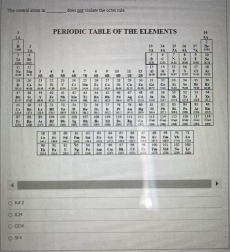 Solved The Central Atom In Does Not Violate The Octet Role