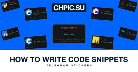 How To Write Code Snippets Telegram Stickers