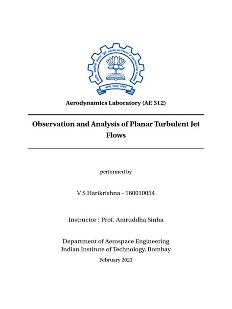 Planar Jet Flow Through Rectangular Nozzle Pdf Fluid Dynamics