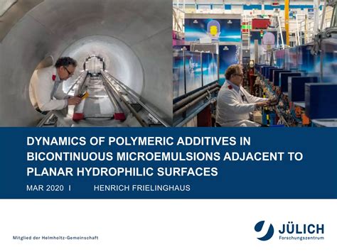 Dynamics Of Polymeric Additives In Bicontinuous Microemulsions Adjacent To Planar Hydrophilic