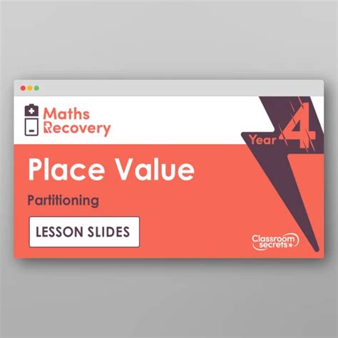 Year 4 Flexible Partitioning Of Numbers To 10 000 Varied Fluency Resource Classroom Secrets