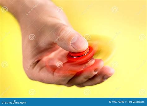Fidget Spinner Antistress Therapy Autism Therapy Royalty Free Stock