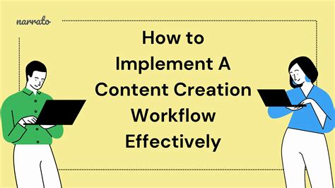 how to implement a content creation workflow effectively
