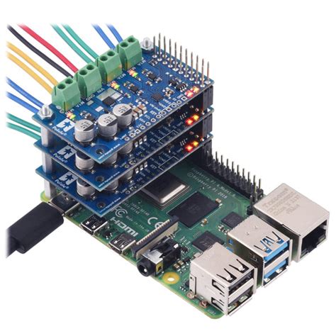 Pololu Motoron M3h550 Triple Motor Controller For Raspberry Pi The Pi Hut
