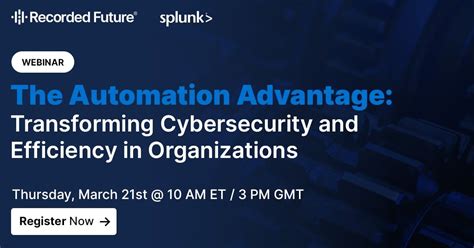 Learn About Automation From Recorded Future And Splunk Christopher Coburn Posted On The Topic