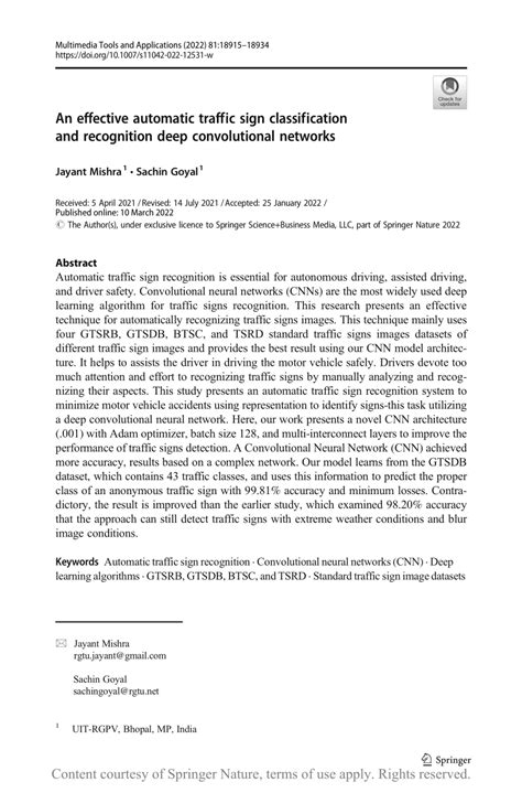 An Effective Automatic Traffic Sign Classification And Recognition Deep Convolutional Networks