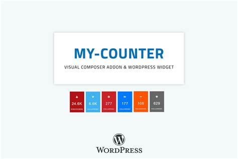 My Counter Visual Composer Addon And Widget 11 Download For Wordpress