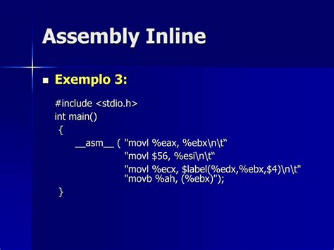 Ppt Assembly Aula 2 Powerpoint Presentation Free Download Id 5554785