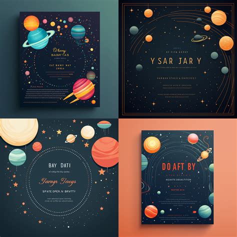 Ai 미드저니로 만든 멋진 생일파티 초대장 10개