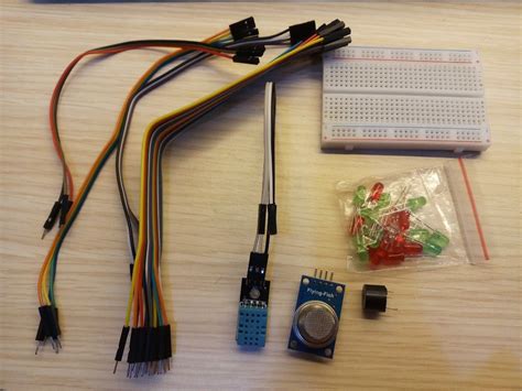 Devices For Arduino Uno F2m Cables Breadboard Dht11 Sensor Mq135