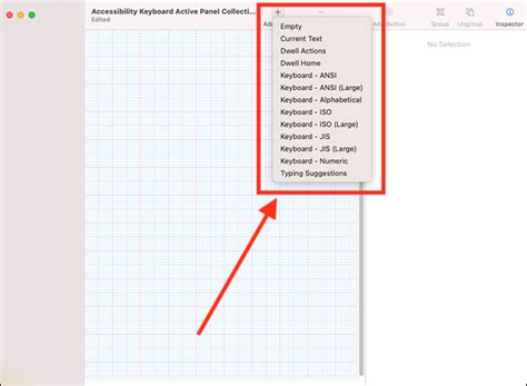 How To Create Panels For Using With Switch Control And The Accessibility Keyboard In MacOS