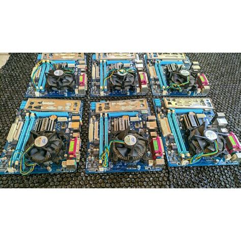 Jual Paketan Mobo Gigabyte G41 Core2 Duo E7500 Fan Normal Ori Shopee Indonesia