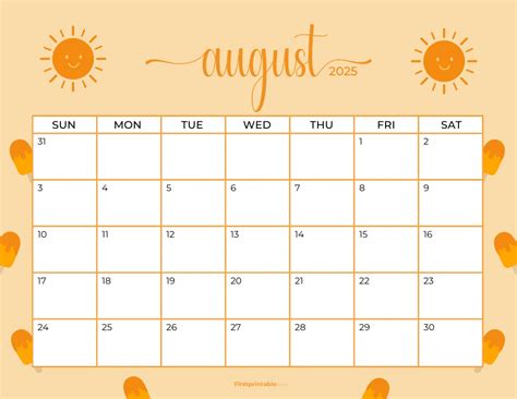 August 2025 Calendars 40 Free Printable Pdf