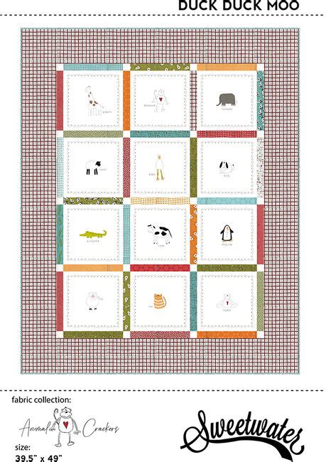 Sweetwater Duck Duck Moo Quilt Pattern 123stitch