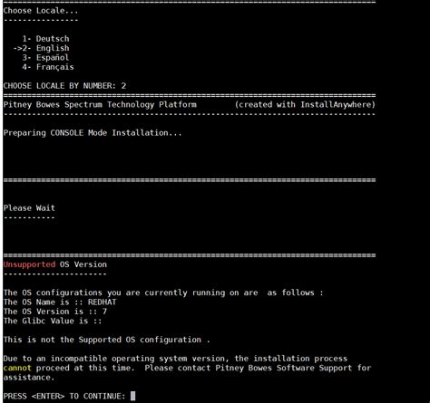 Unsupported Os Version Error While Trying To Install Spectrum On Red Hat Enterprise Linux Version 7