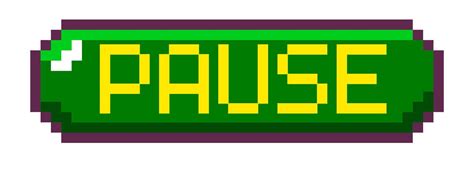 Button Of Taking Pause 8 Bit Game Design Vector 17522996 Vector Art At Vecteezy