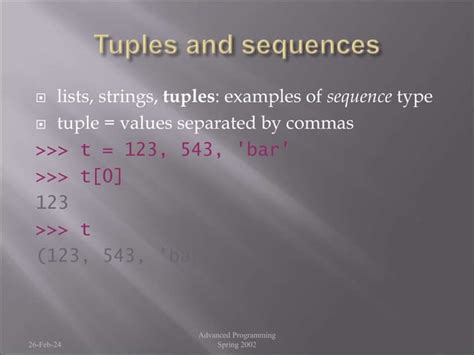 Python Presentation Listsstringsoperation Ppt