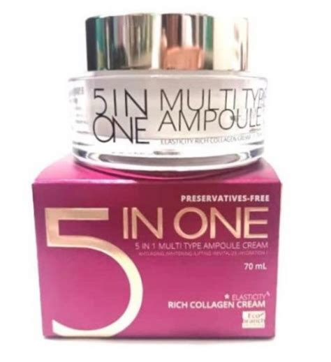 Eco Branch Ампульный крем с коллагеном 5в1 5 in One Multi Type Ampoule ...