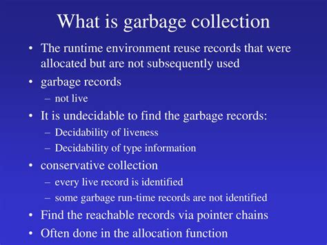 Ppt Understanding Garbage Collection In Programming Powerpoint Presentation Id 9610171