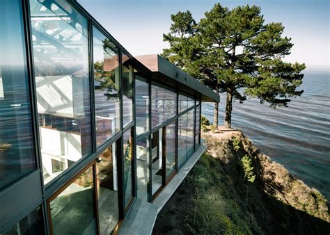 Fall House By Fougeron Architecture Steps Down A Cliff Side