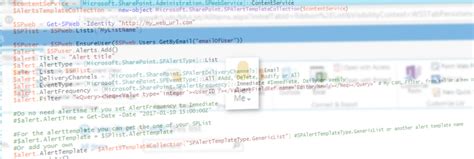 Create Sharepoint Alerts By Code Ludovic Perrichon