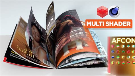 C4d Multi Shader In Redshift And Cinema 4d Standard Material Youtube