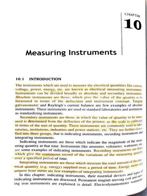 Electrical Measuring Instruments Pdf Electrical Engineering Electricity