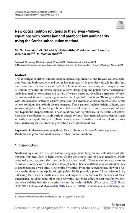 New Optical Soliton Solutions To The Biswas Milovic Equations With Power Law And Parabolic Law