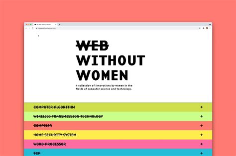 No Web Without Women