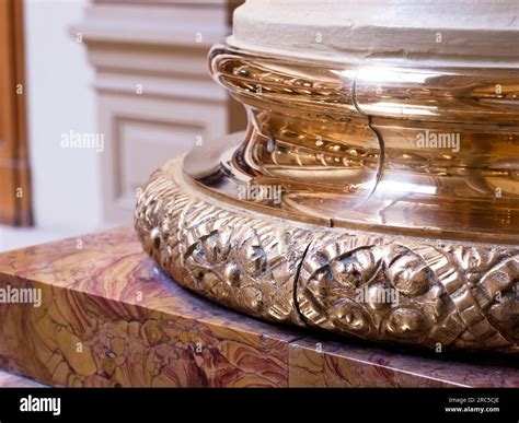 Base Of The Column Stock Photo Alamy