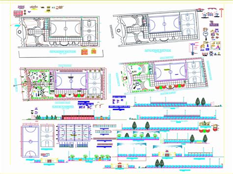 Synthetic Field In AutoCAD CAD Download 3 71 MB Bibliocad