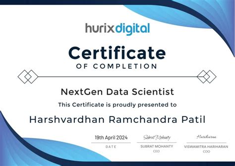 Harshvardhan Patil On Linkedin Hurix Hurixnextgendatascientist
