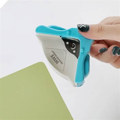 R4r5 미니 휴대용 코너 라운더 카드 종이 펀치 원형 패턴 사진 커터 도구 노트북 스크랩북 메이커 기계 종이 Aliexpress