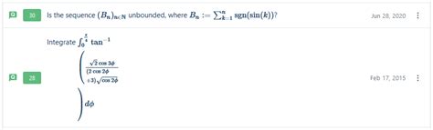Broken Mathjax Formatting On Activity Page Mathematics Meta Stack