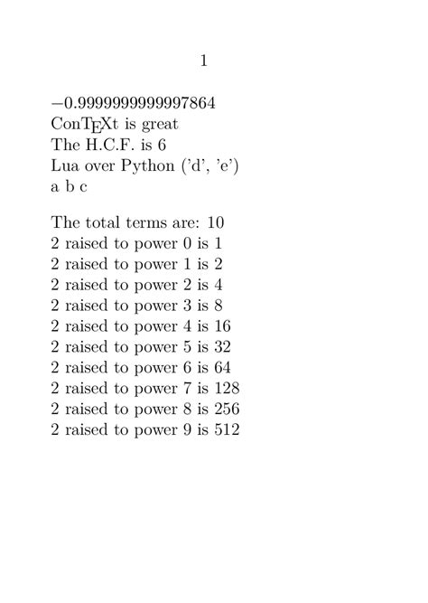 Execute Python Within Context Tex Latex Stack Exchange