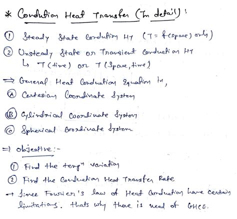 Solution General Heat Conduction Equation In Cartesian Coordinate