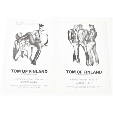 At Auction Touko Laaksonen Homoeroticism Two Exhibition Posters 1