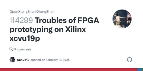 Troubles Of FPGA Prototyping On Xilinx Xcvu P Issue OpenXiangShan XiangShan GitHub